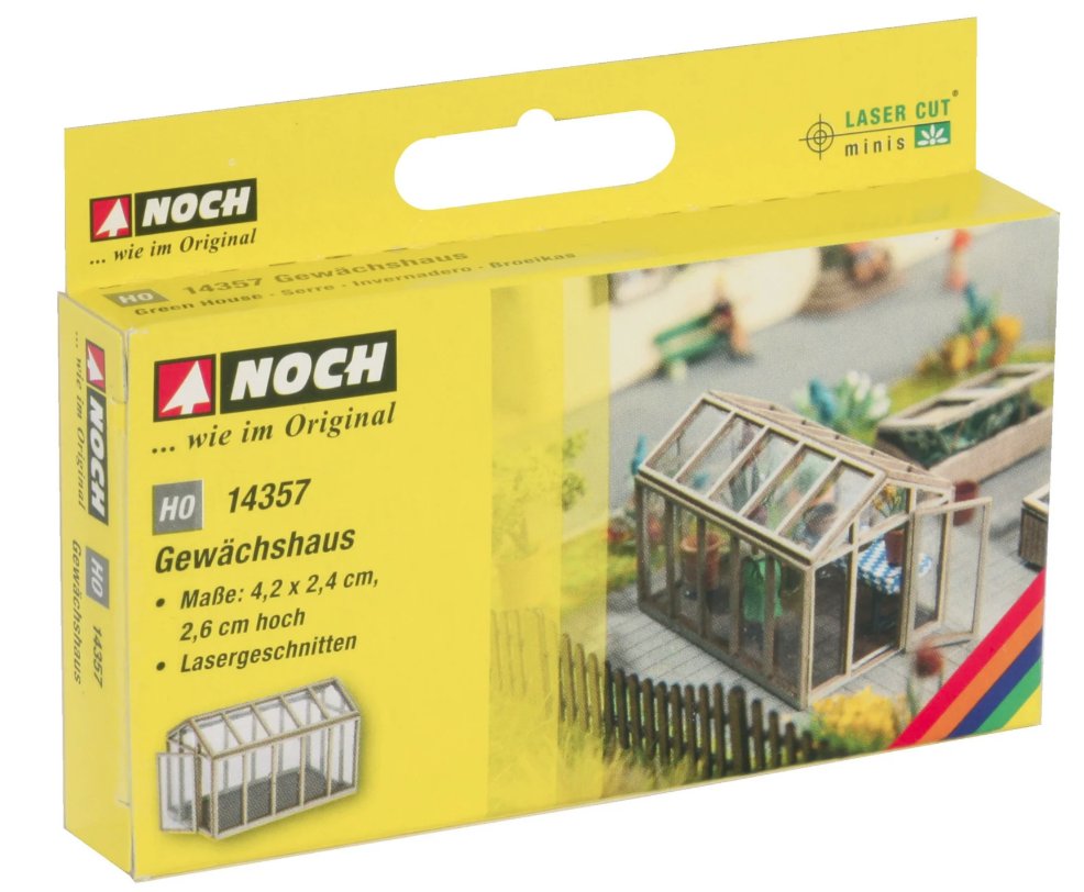 14357 Noch Greenhouse Laser Cut Minis Kit