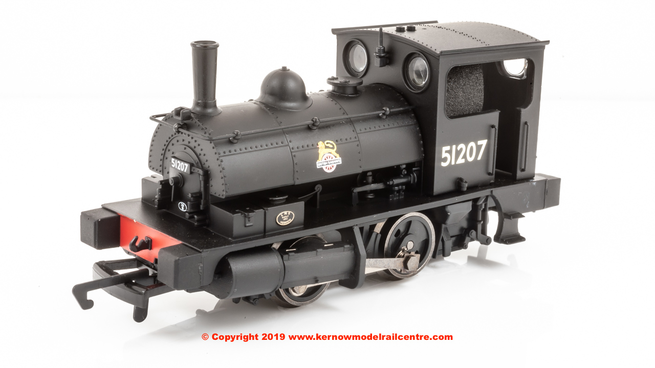 R3728 Hornby Class 21 Pug 0-4-0ST Steam Locomotive number 51207
