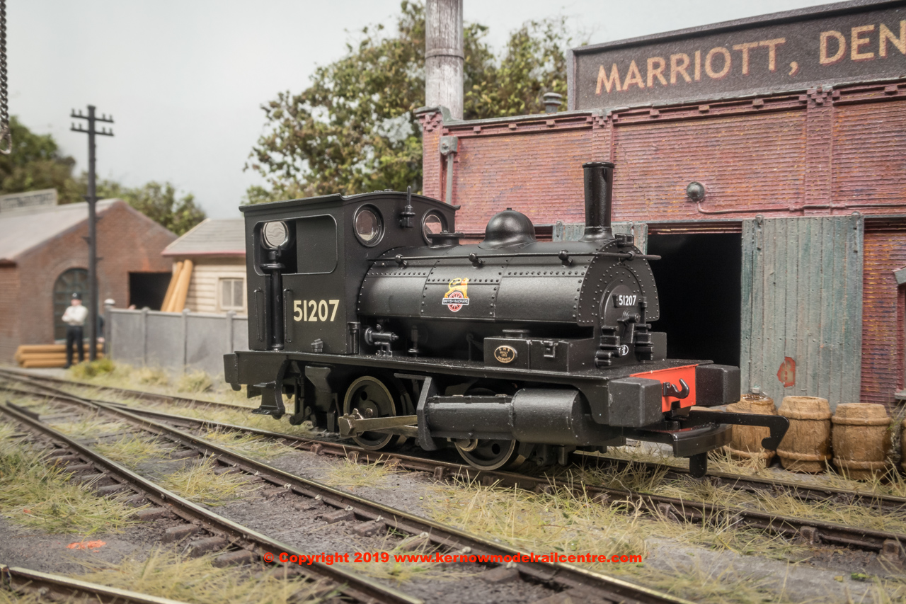 R3728 Hornby Class 21 Pug 0-4-0ST Steam Locomotive number 51207