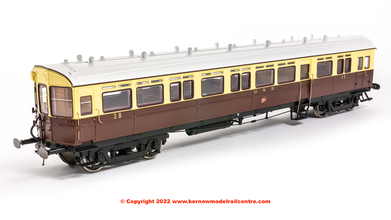 7P-004-011 Dapol Autocoach number 38 in GWR Chocolate and Cream