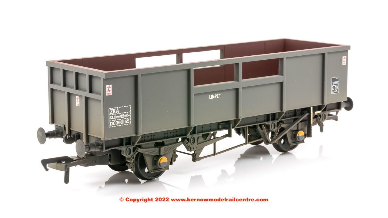 38-086B WSL Bachmann BR KKA Limpet Open Wagon DB 390155 - Grey