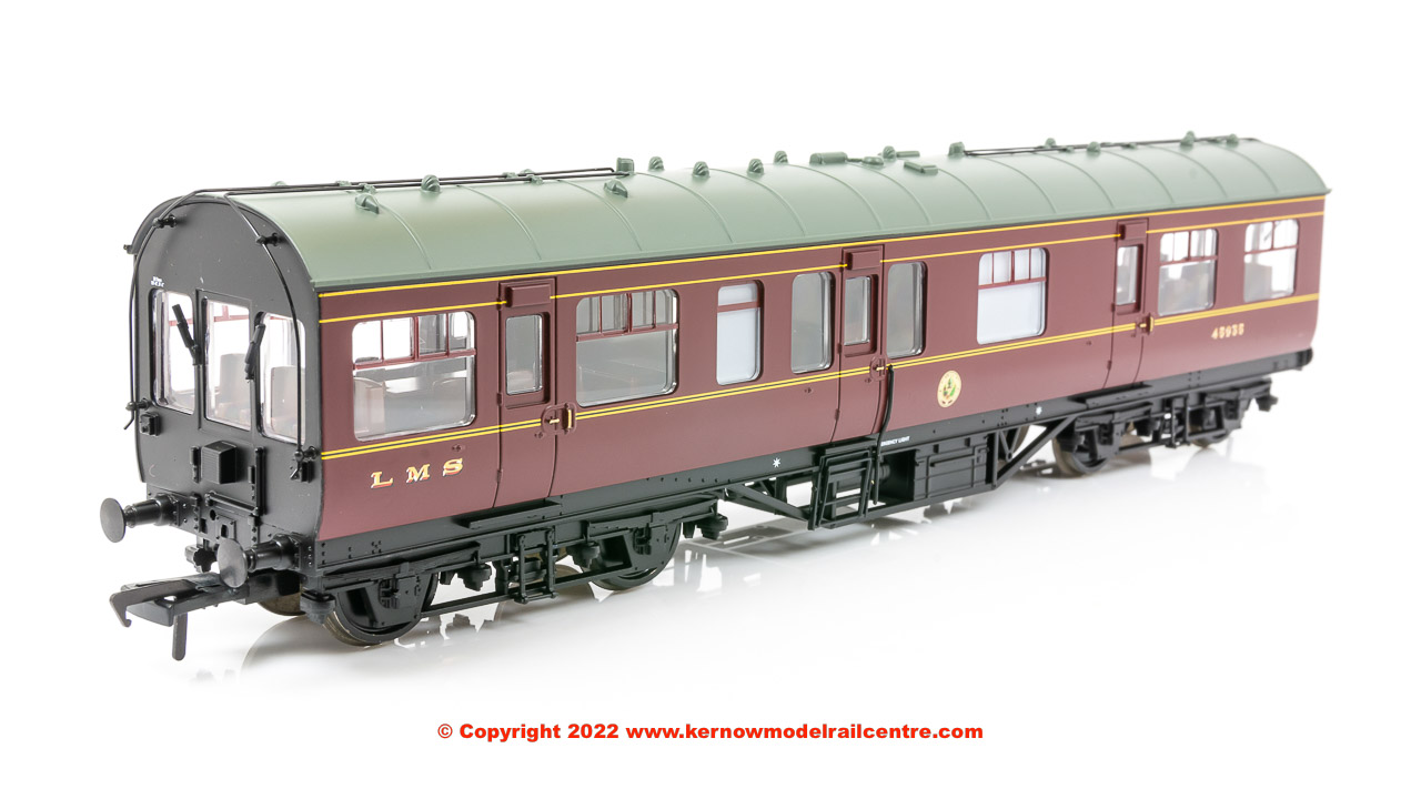 39-780 WSL Bachmann LMS 50ft Inspection Saloon LMS Crimson Lake