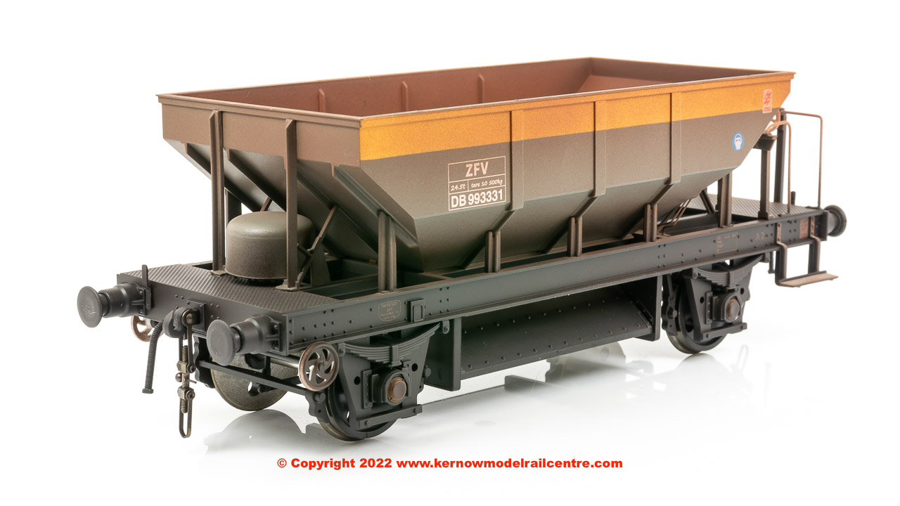 4386 Heljan Dogfish Dutch grey/yellow 3 DB993331 - WEATHERED