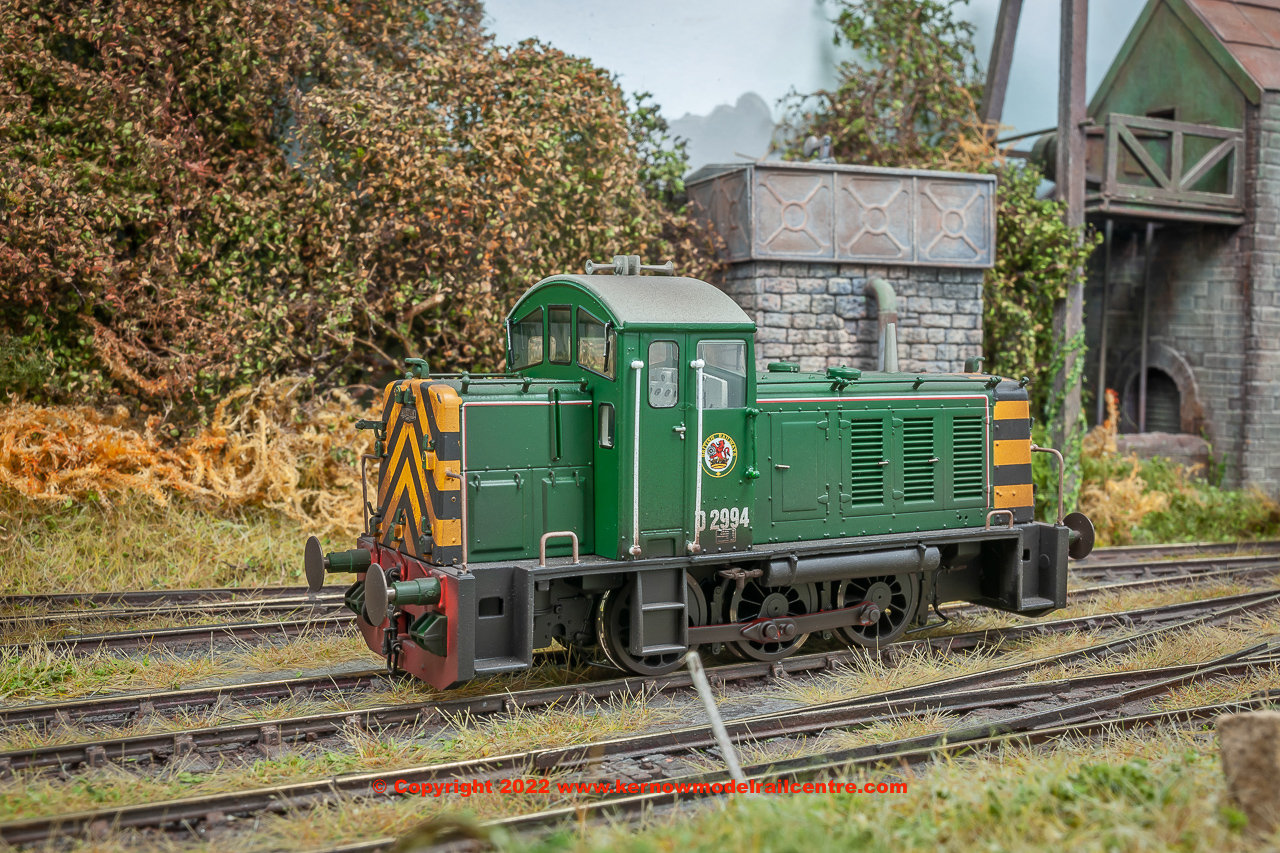 2935 WSL Heljan Class 07 Diesel number D2994 BR Green weathered