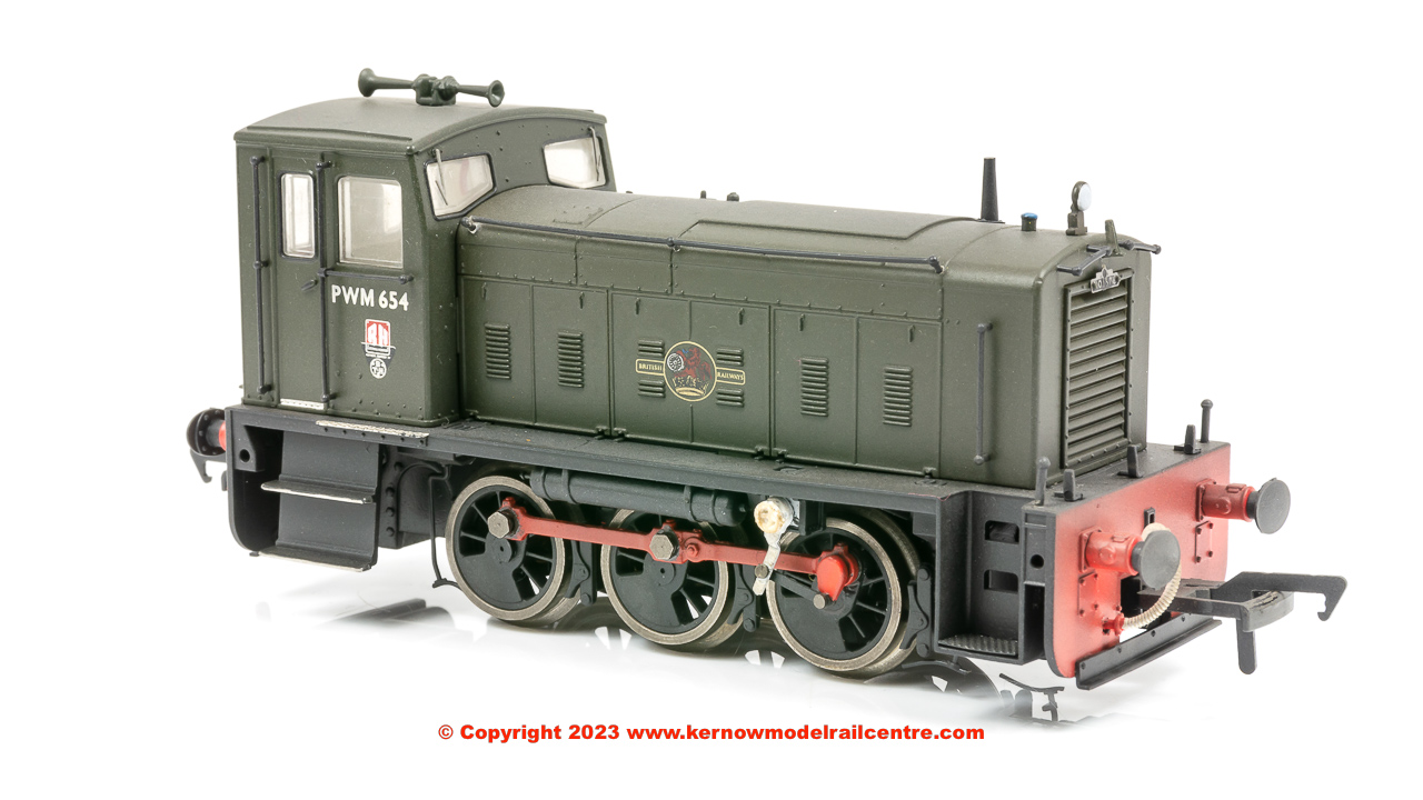 K2401 Heljan Ruston 165DE PWM Diesel - PWM654 - BR Green