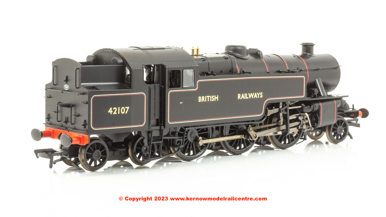 32-883 Bachmann LMS Fairburn Tank 42107 BR Lined Black