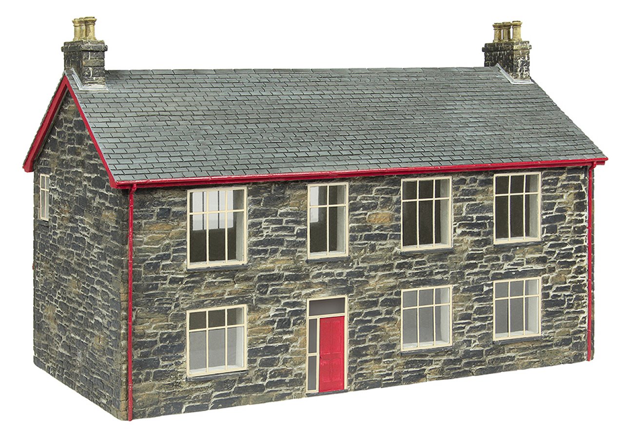 44-0170R WSL Bachmann Scenecraft Harbour Station Main Hall - Red