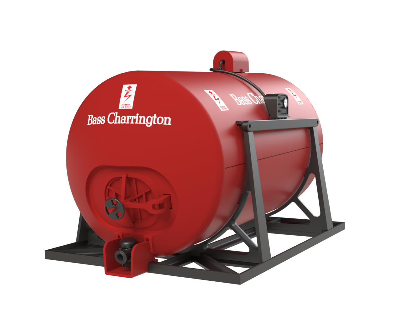 C6023 Clark Railworks Demountable Tank Load Bass Charrington