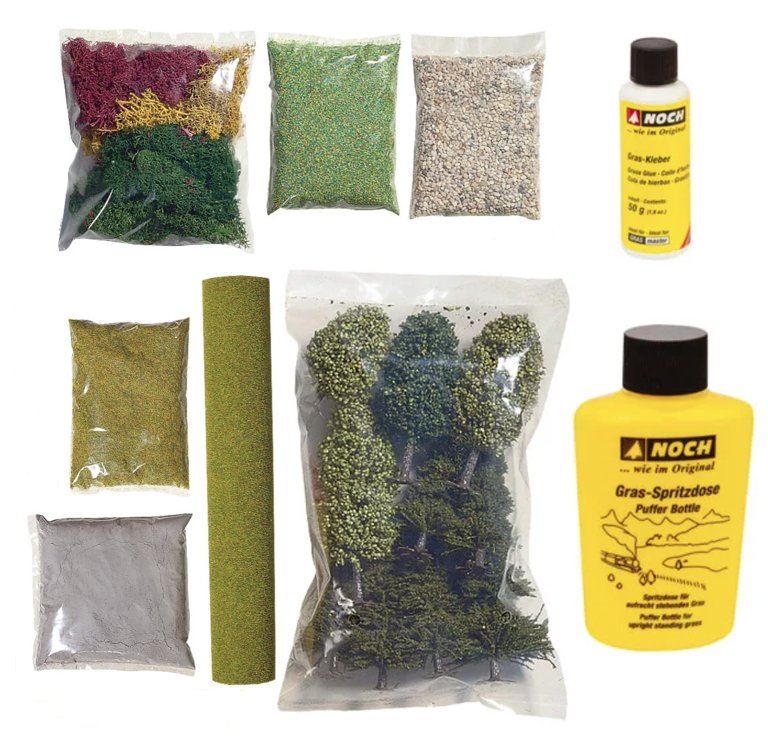 60800 Noch Scenery Landscaping Starter Kit