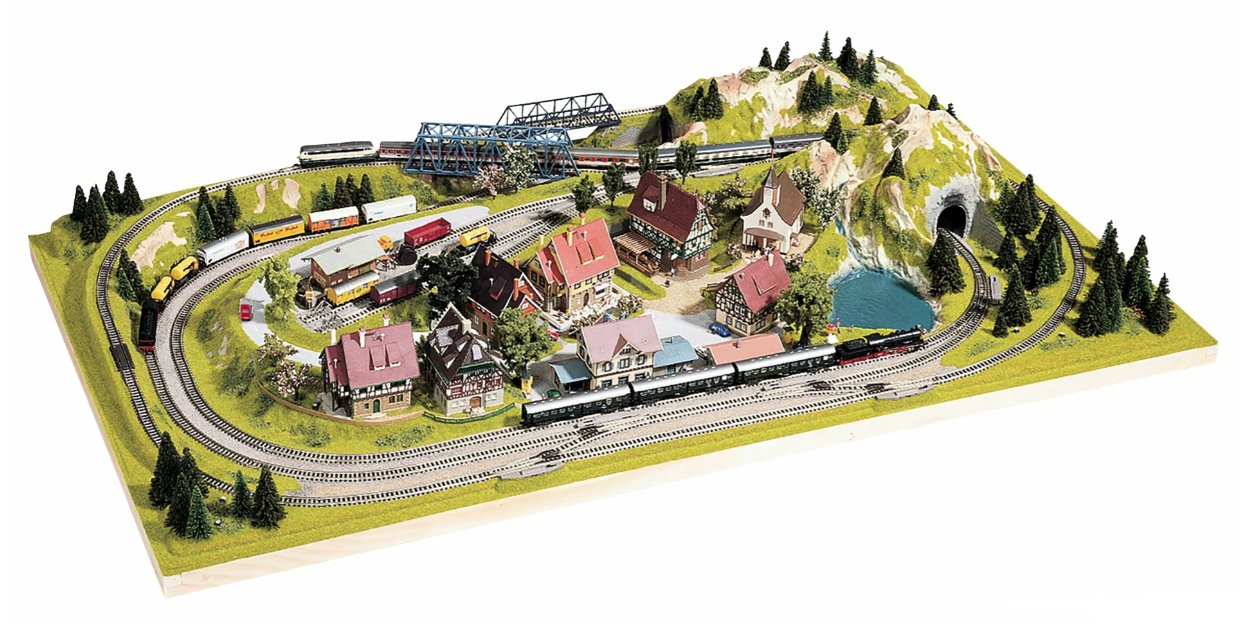 84810 Noch Traunstein Preformed N Gauge Layout Board 125x69cm