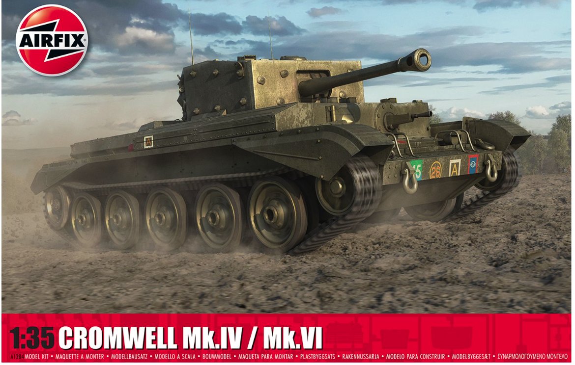 A1384 Airfix British Cruiser Mk.VIII A27M Cromwell Mk.IV/VI