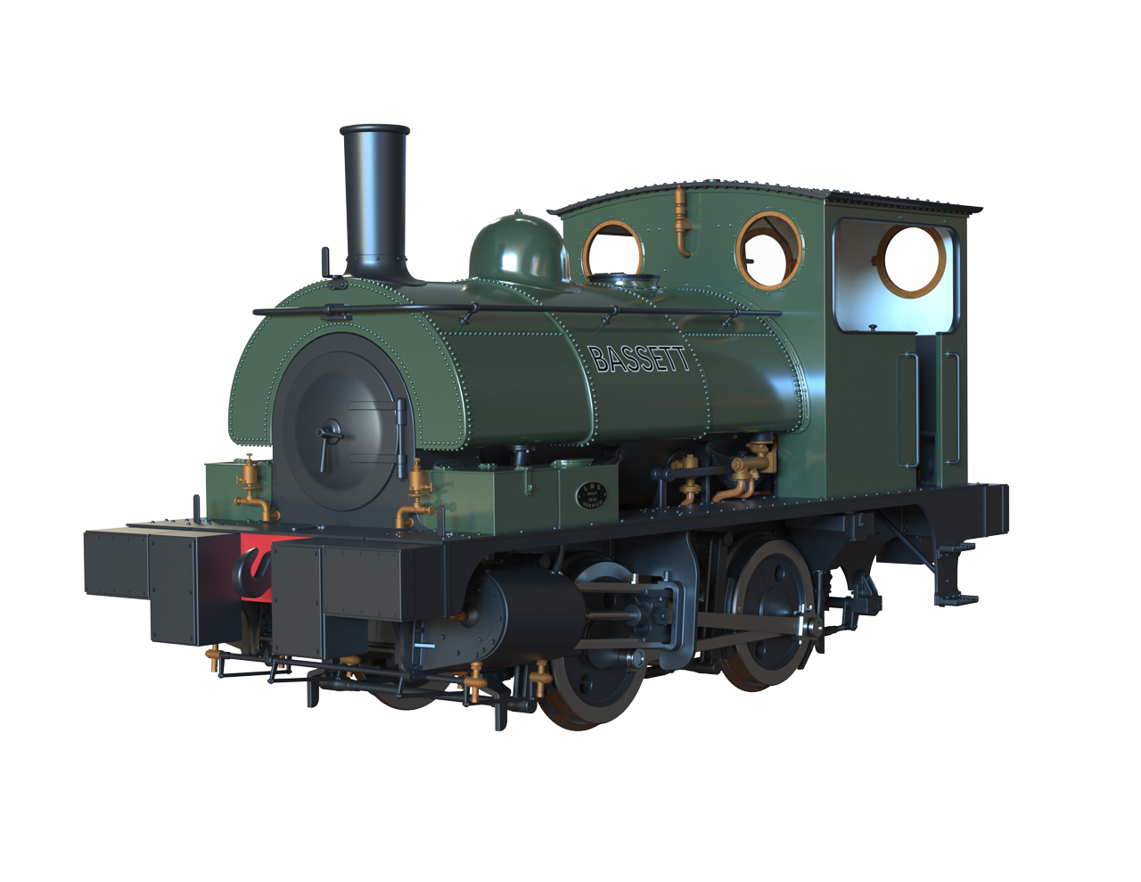 E1043S Clark Railworks L&Y Class 21 Pug 'Bassett'