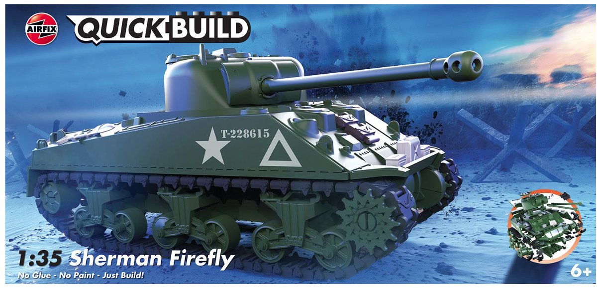 J6042 WSL Airfix Quickbuild Sherman Firefly