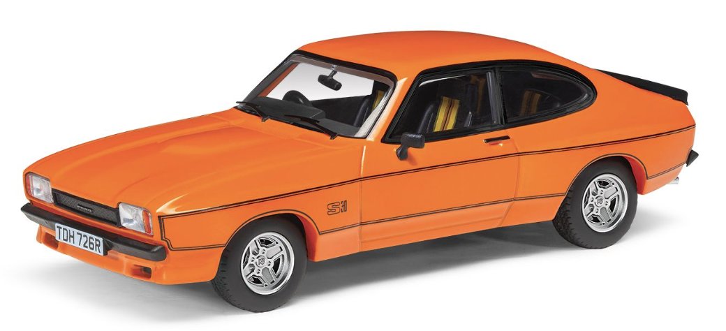 VA15402 Corgi Vanguards Ford Capri Mk2 X-Pack, Signal Orange