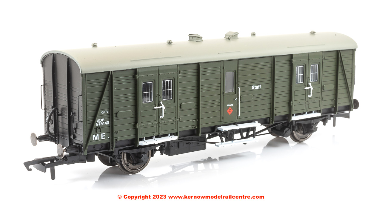R60081 WSL Hornby Brake Van C number 975140 Departmental Green