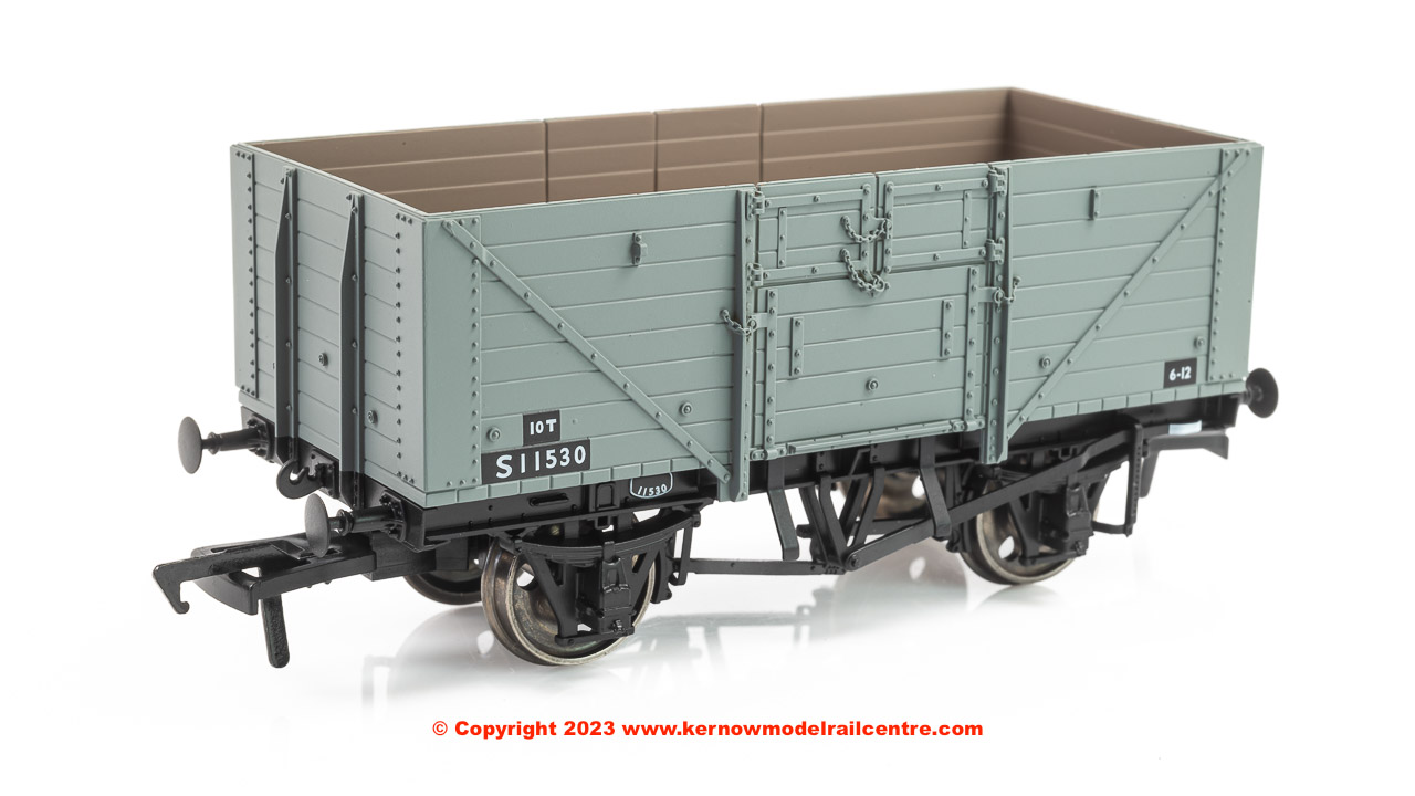 940030 WSL Rapido D1400 8 Plank Open Wagon - No. S11530 BR Grey