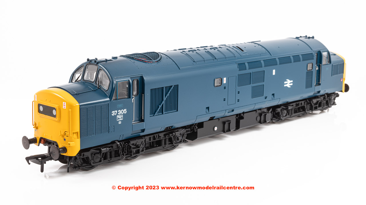 35-303 Bachmann Class 37/0 Centre Headcode 37305 BR Blue