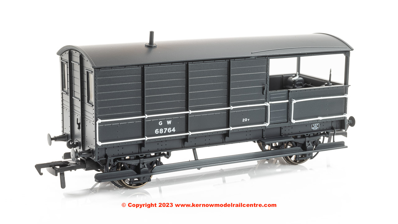 918005 WSL Rapido GWR Dia.AA20 Toad Brake Van - 68764 - GW Grey