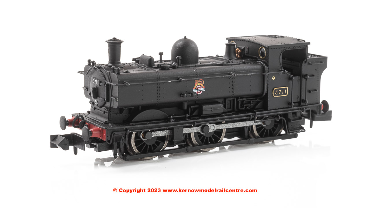 2S-007-033 Dapol 8750 0-6-0 Pannier Tank number 3711 in BR Black