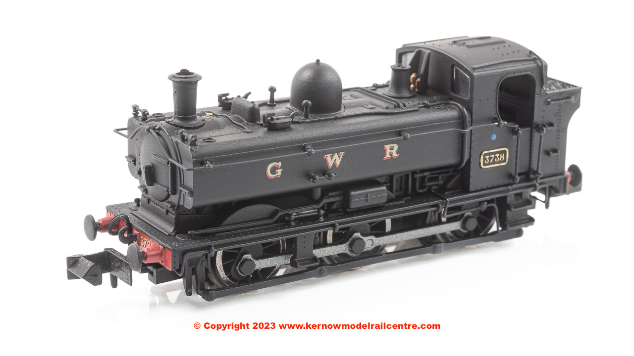 2S-007-032D Dapol 0-6-0 Pannier Tank - 3738 - GWR Black