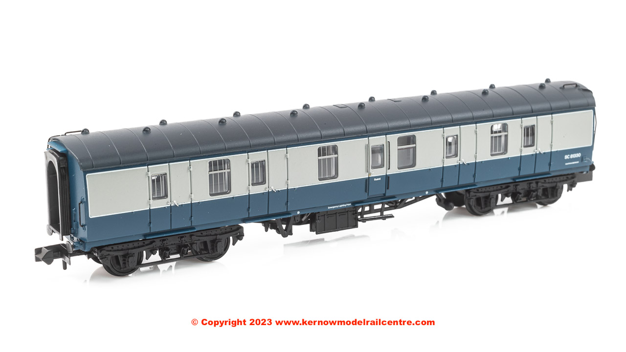 374-039C WSL Graham Farish BR Mk1 BG Brake Gangwayed Blue & Grey