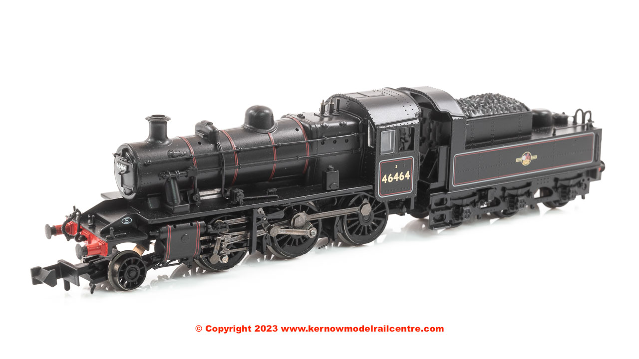 372-628BSF WSL Graham Farish LMS Ivatt 2MT 46464 BR Lined Black