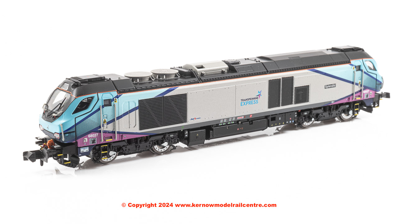 2D-022-014S WSL Dapol Class 68 Diesel Loco - 68 027 Splendid TPE