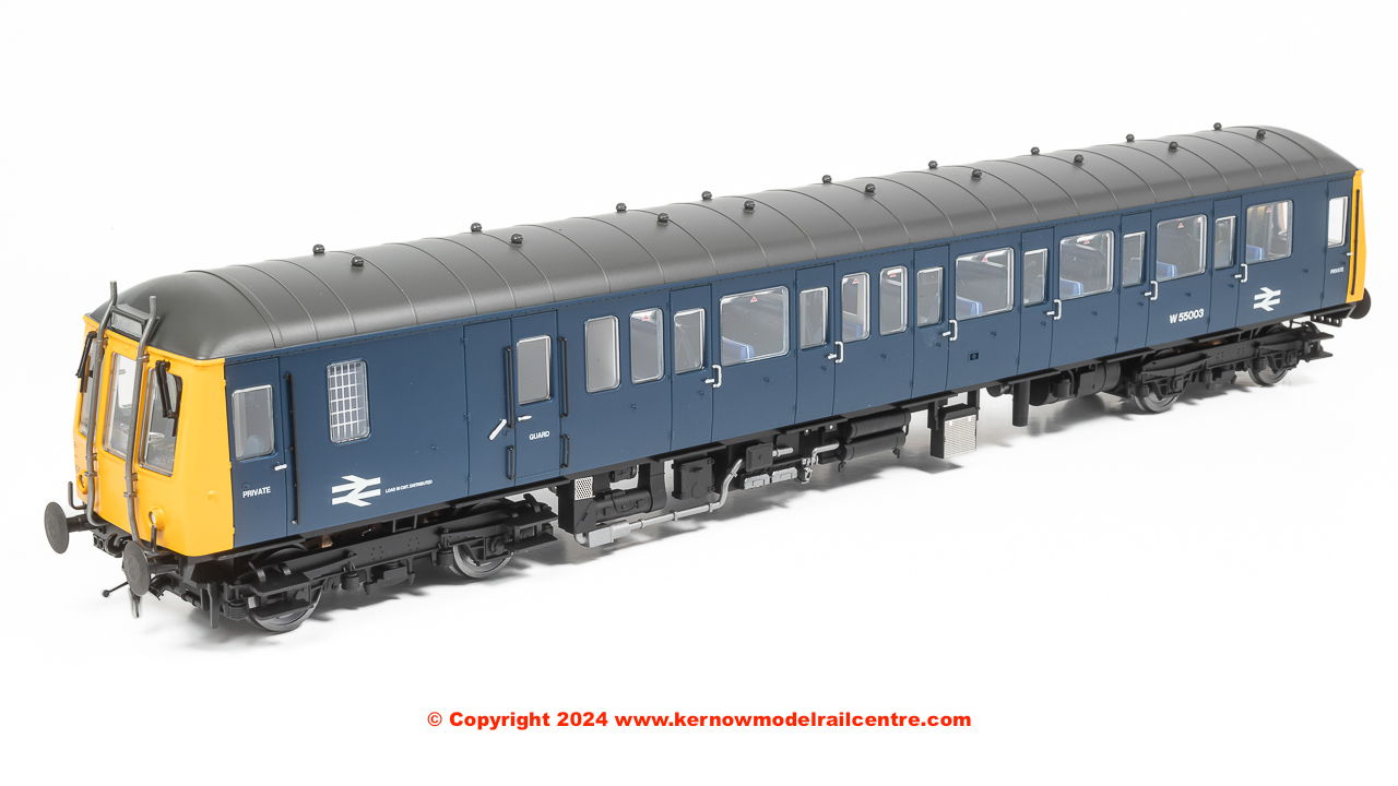 7D-015-010 Dapol Class 122 Single Car DMU - W55003 - BR Blue