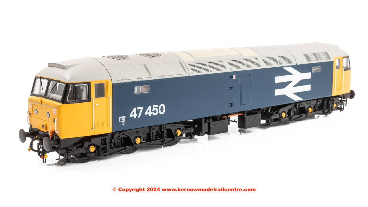 4721 Heljan Class 47/4 Diesel Loco 47 450 BR Large Logo Blue
