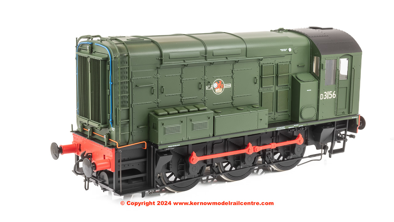 7D-008-018S Dapol Class 08 D3156 BR Green Late Crest