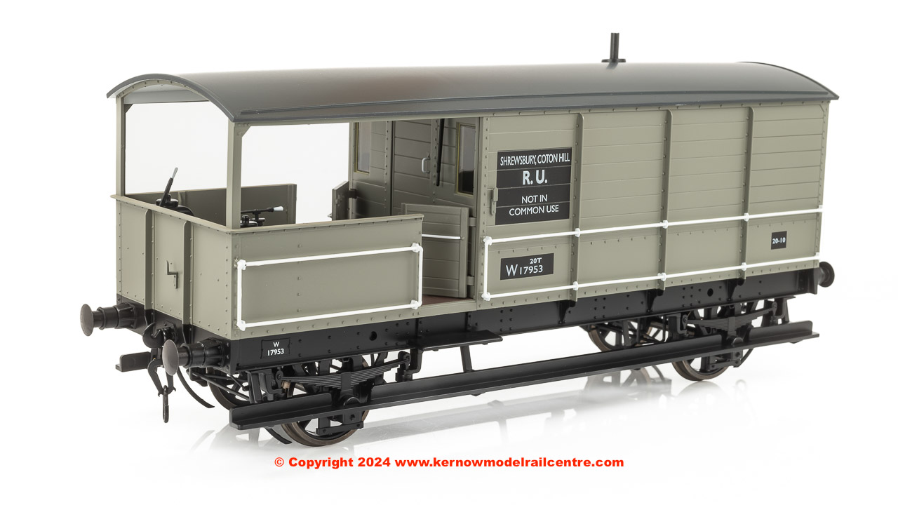 7F-300-003 Dapol GWR Diagram AA15 Toad Brake Van - W17953 - BR G