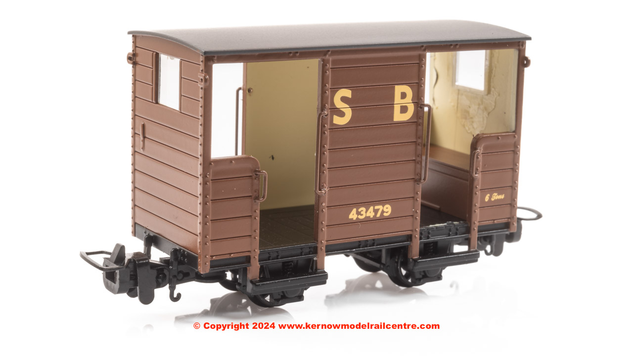 393-101A Bachmann Narrow Gauge RNAD Open-End Brake Van Statfold