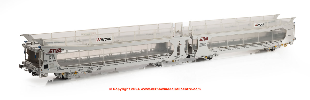 38-251K Bachmann IPA Twin Double Deck Car Transporter STVA Grey