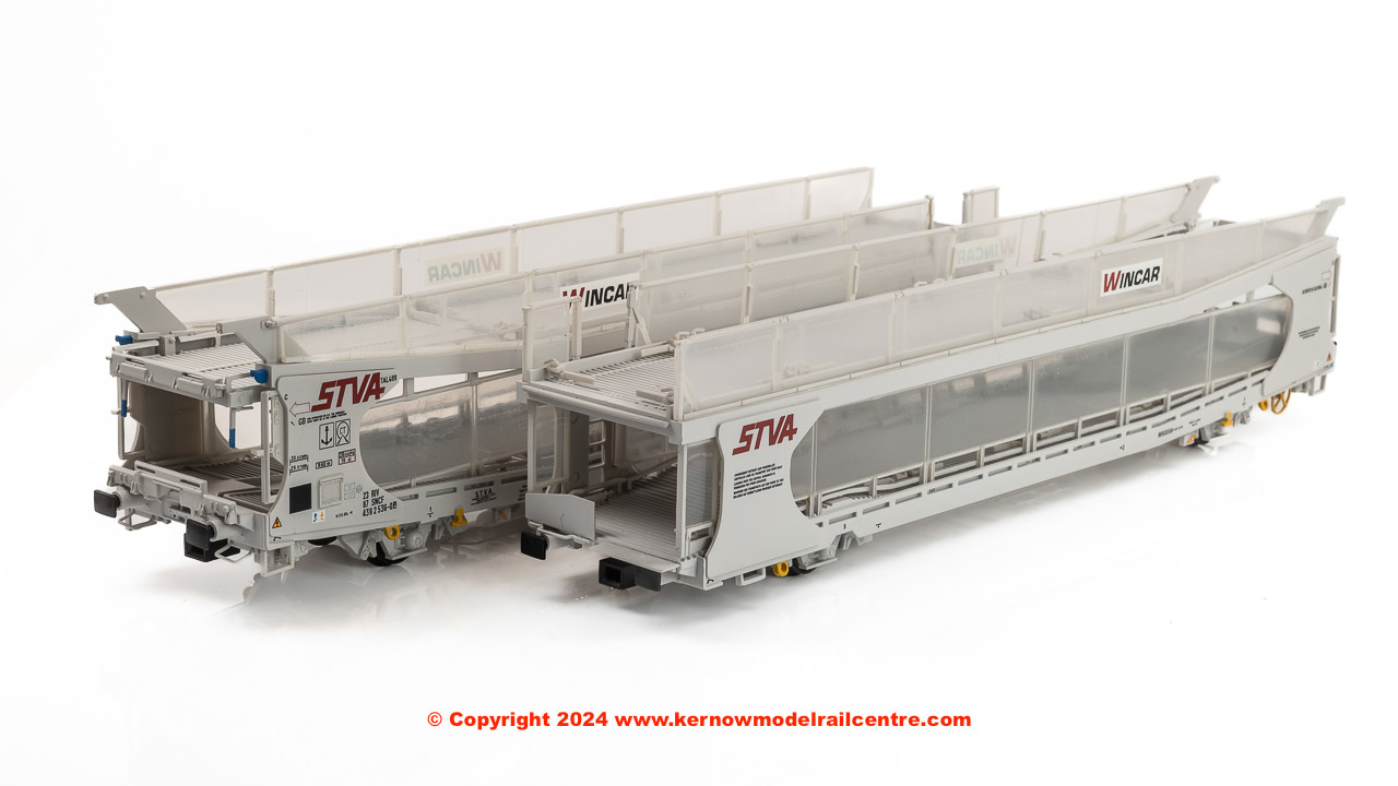 38-251K Bachmann IPA Twin Double Deck Car Transporter STVA Grey