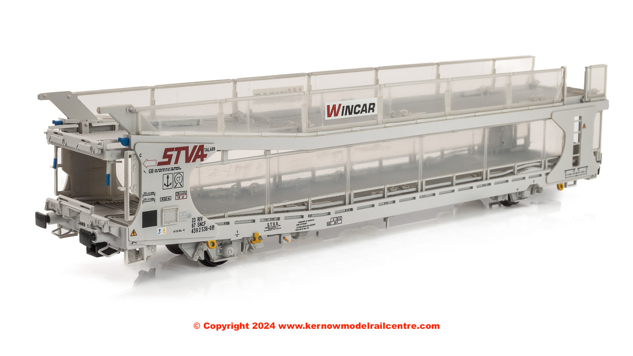 38-251K Bachmann IPA Twin Double Deck Car Transporter STVA Grey