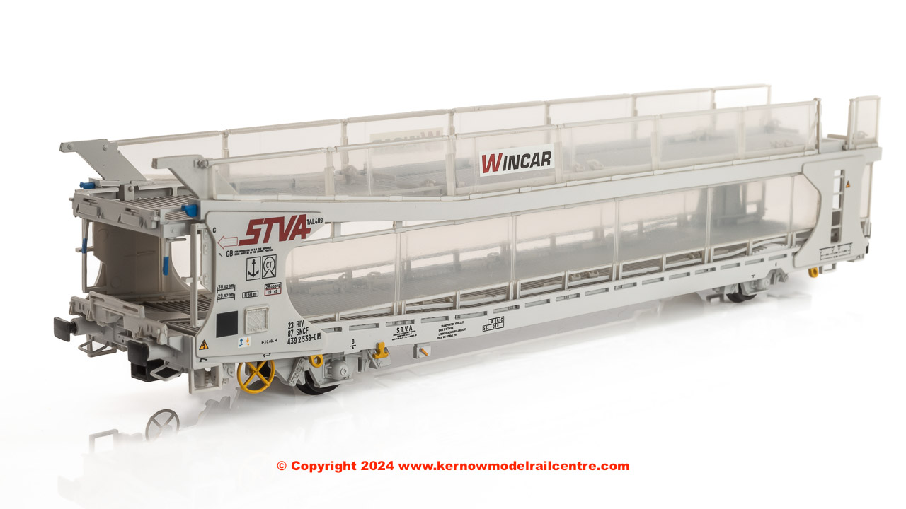 38-251K Bachmann IPA Twin Double Deck Car Transporter STVA Grey