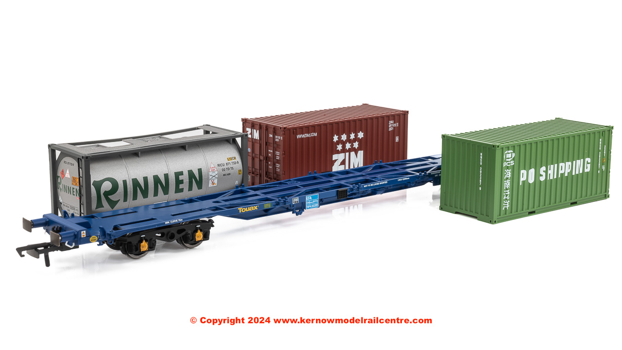 R60239 Hornby KFA Container Wagon with 3 Containers