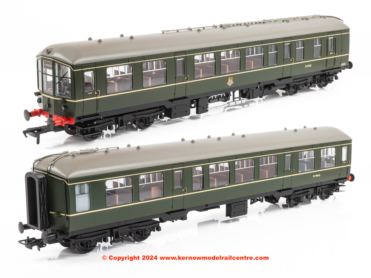 32-518 Bachmann Derby Lightweight 2-Car DMU BR Green