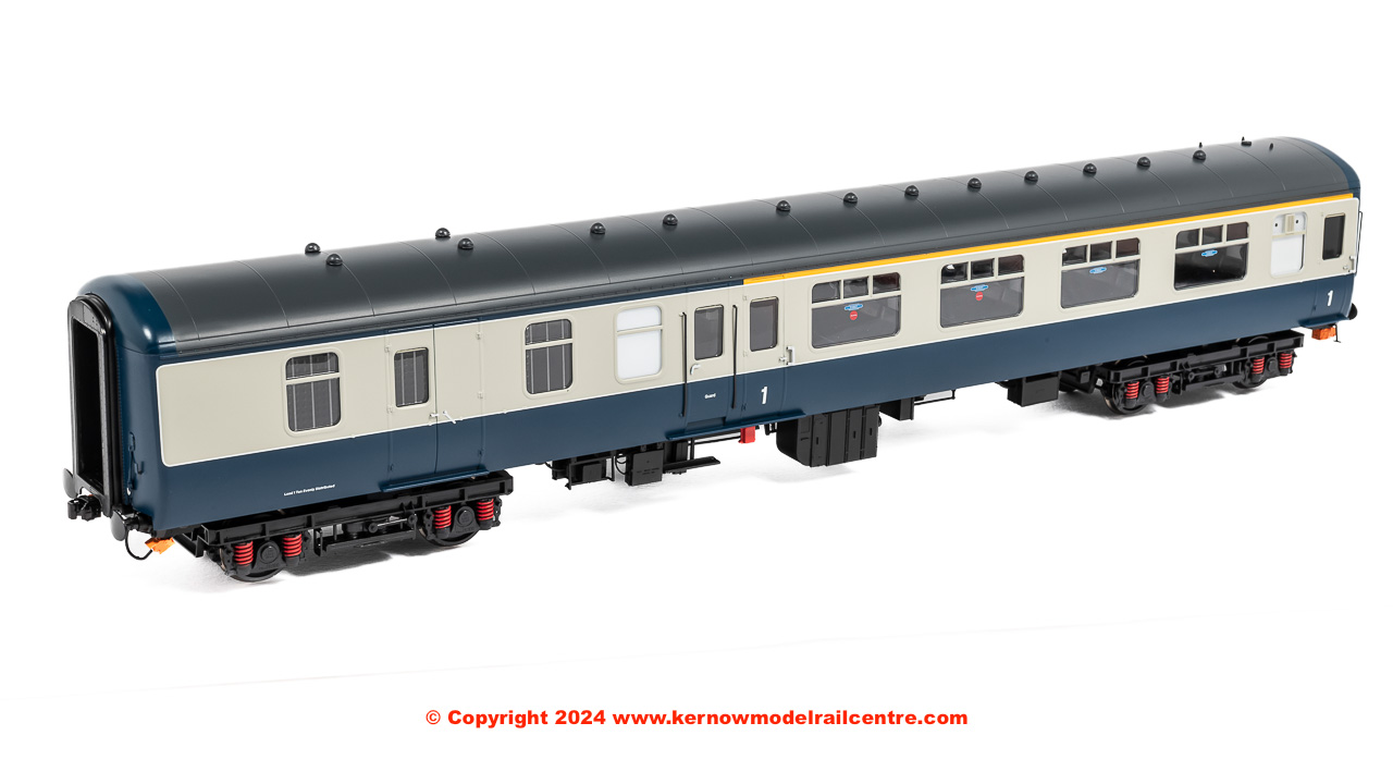 2420 Heljan Mk2 Brake Corridor First BFK Coach BR Blue and Grey