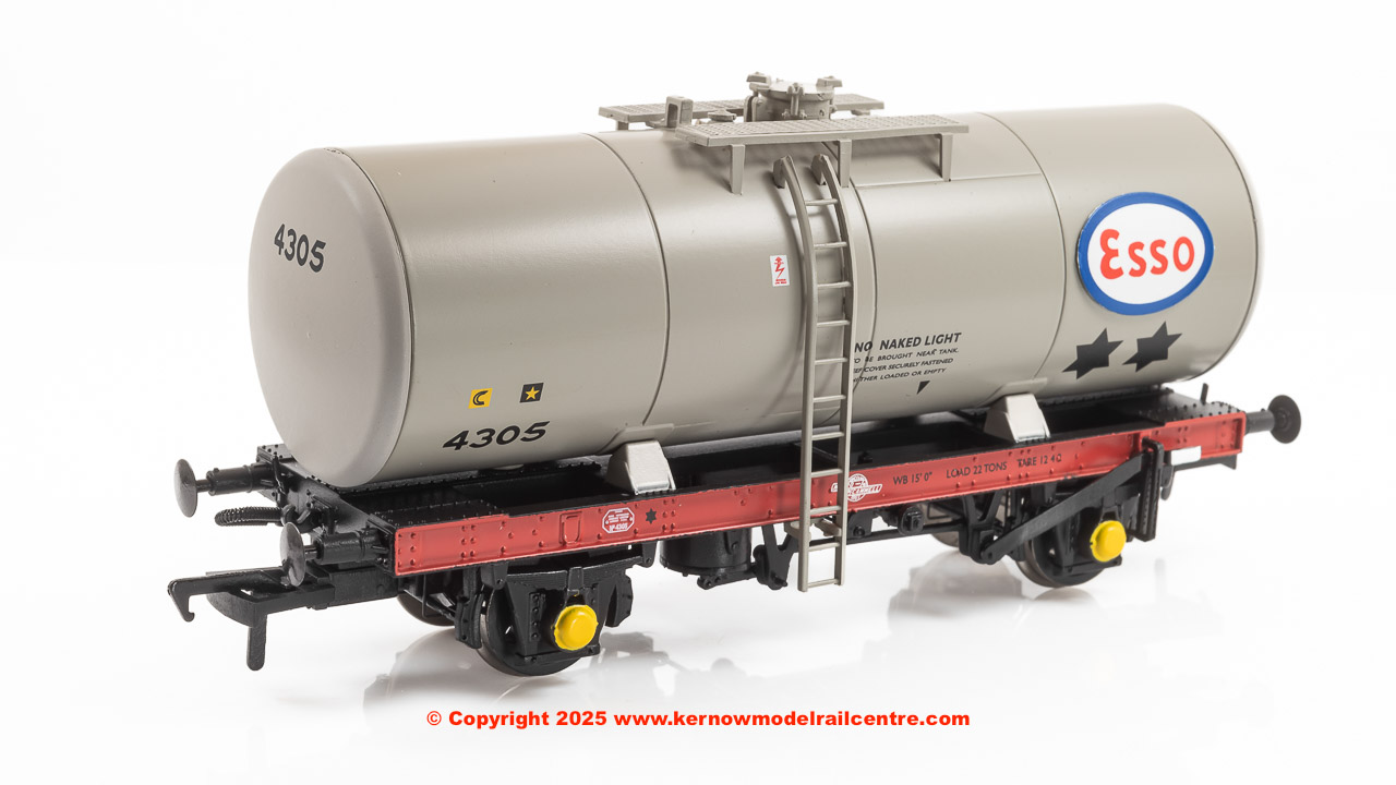 1156 Heljan 35 Ton A Tank Wagon Pack - ESSO Grey/Red