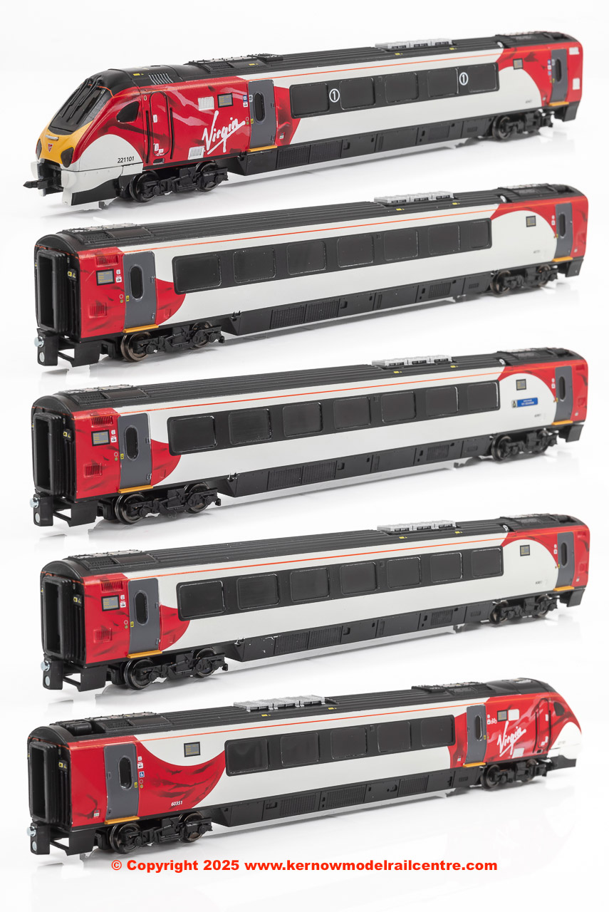 2D-023-002 Dapol Class 221 5 Car Super Voyager DEMU 221 108