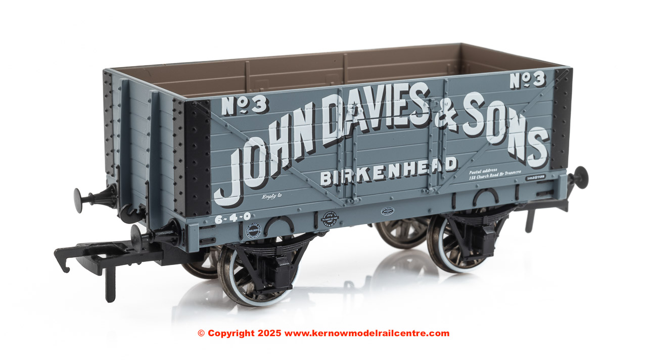967420 WSL Rapido RCH 7 Plank Wagon John Davies & Sons No.3