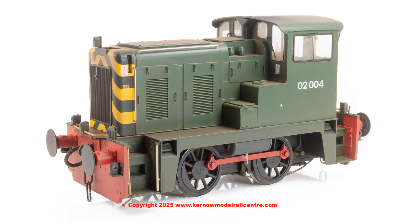 2872 Heljan Class 02 0-4-0 Diesel Locomotive number 02 004