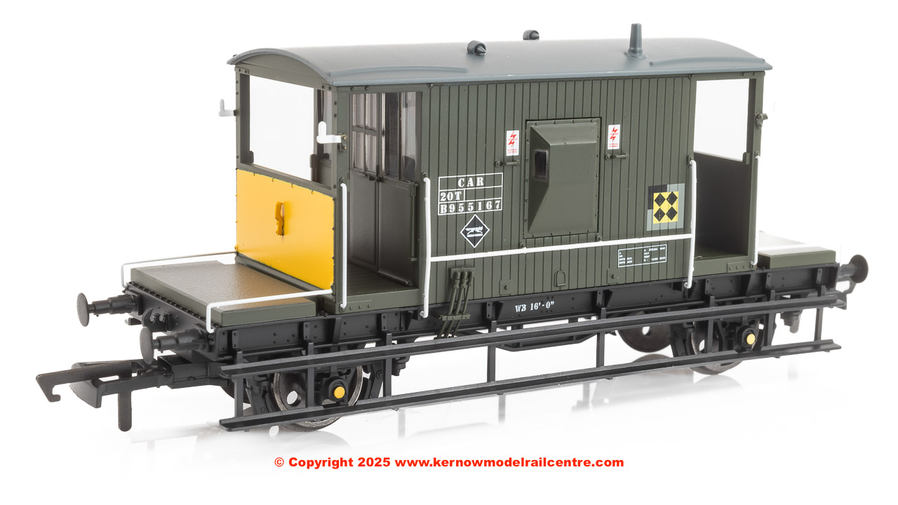 R60290 Hornby 20 Ton Brake Van number CAR B955167 - Railfreight