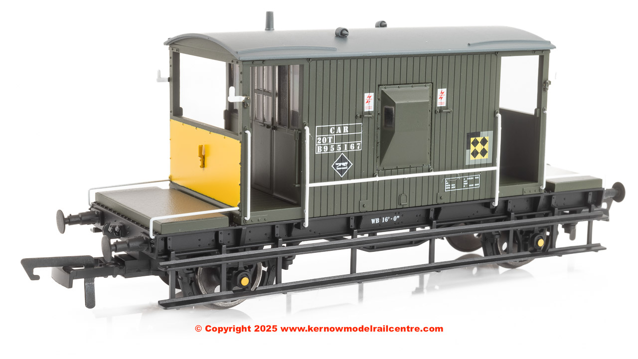 R60290 Hornby 20 Ton Brake Van number CAR B955167 - Railfreight