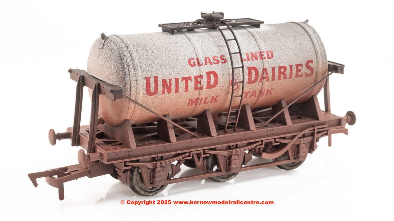 4F-031-020 WSL Dapol 6 Wheel Milk Tanker United Dairies wthd
