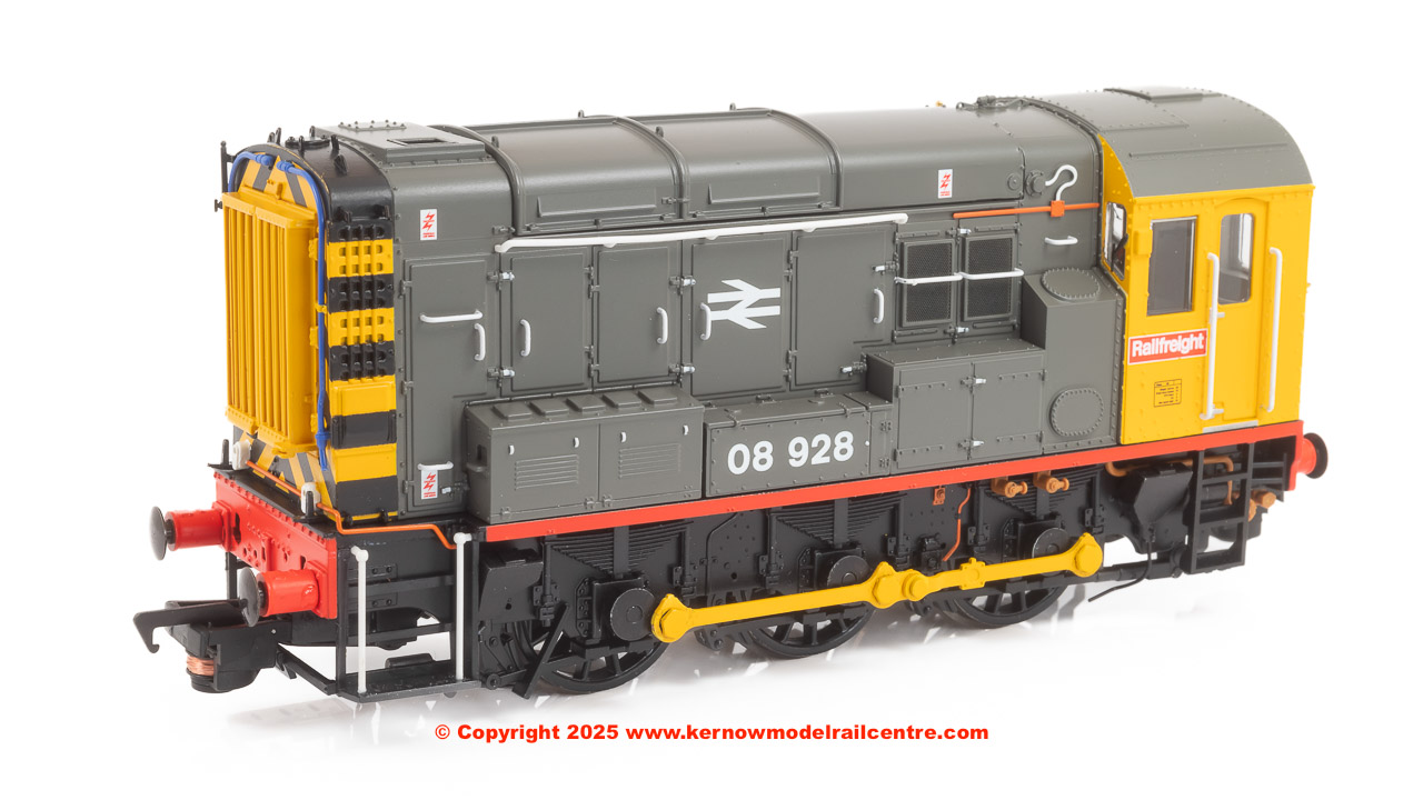 35-906SFX WSL Bachmann Class 08 08928 BR Railfreight Red Stripe