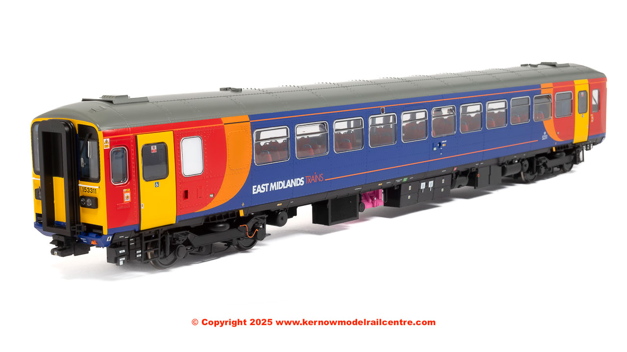 53241 Heljan Class 153 Sprinter DMU - 153 311 - East Midlands