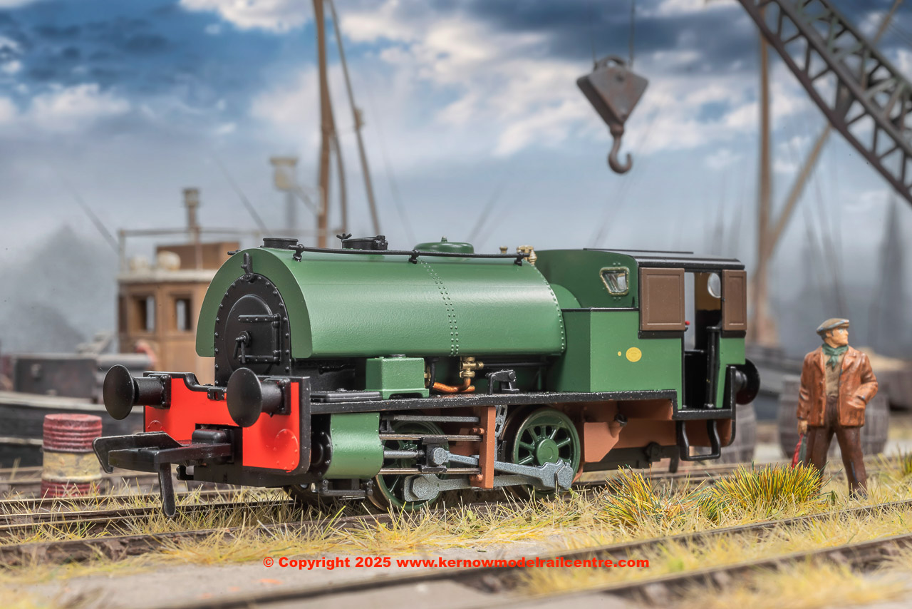 968503 Rapido Port of Par Bagnall - Unlined Dark Green