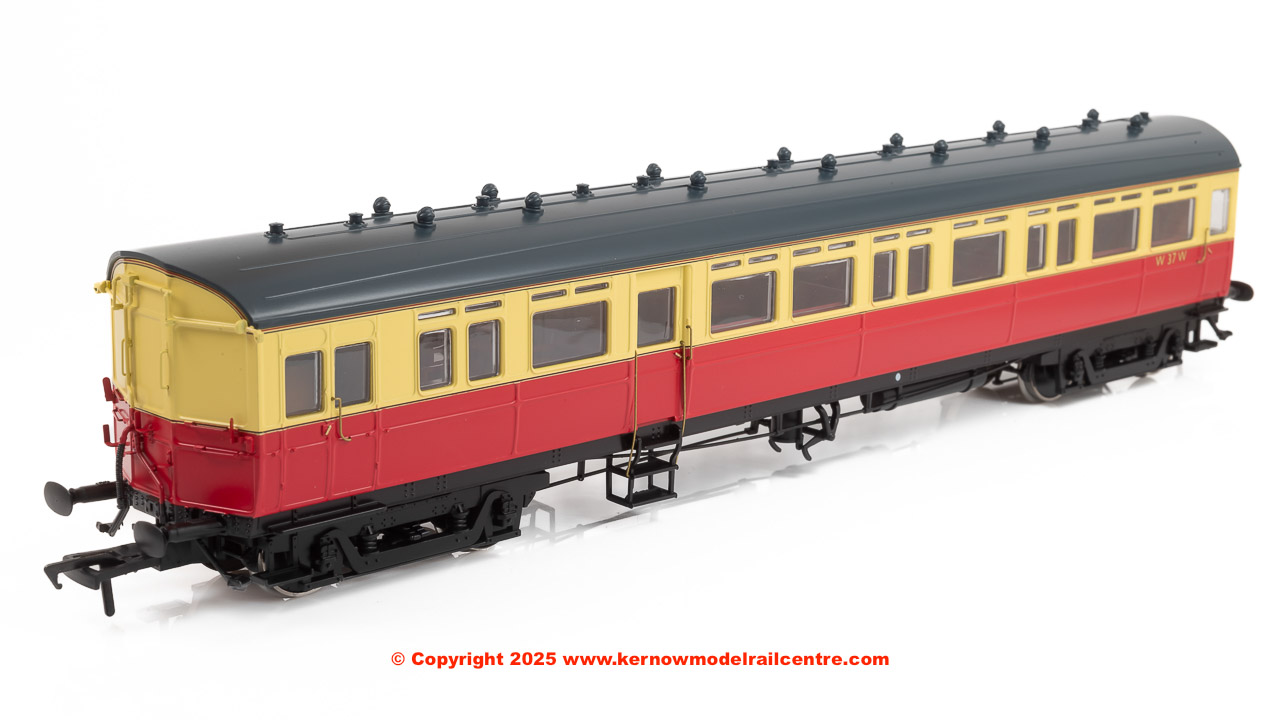4P-004-005S Dapol GWR Autocoach W37W BR Crimson & Cream